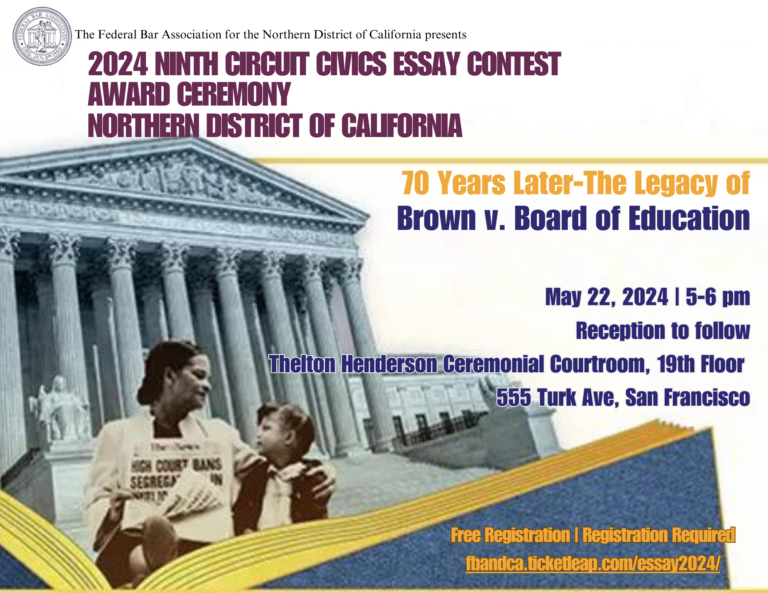 Upcoming Events – Federal Bar Association – Northern District of California